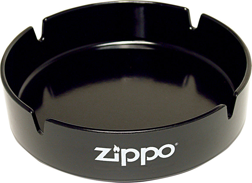 Zippo Lighter Black Plastic Ashtray 97116 – Atlantic Knife Company