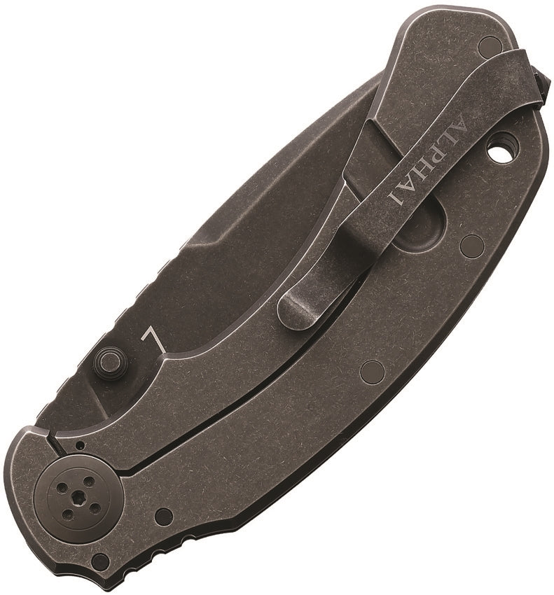 Bastinelli Creations Alpha 1 Framelock Black G10/Titanium Folding Knif ...